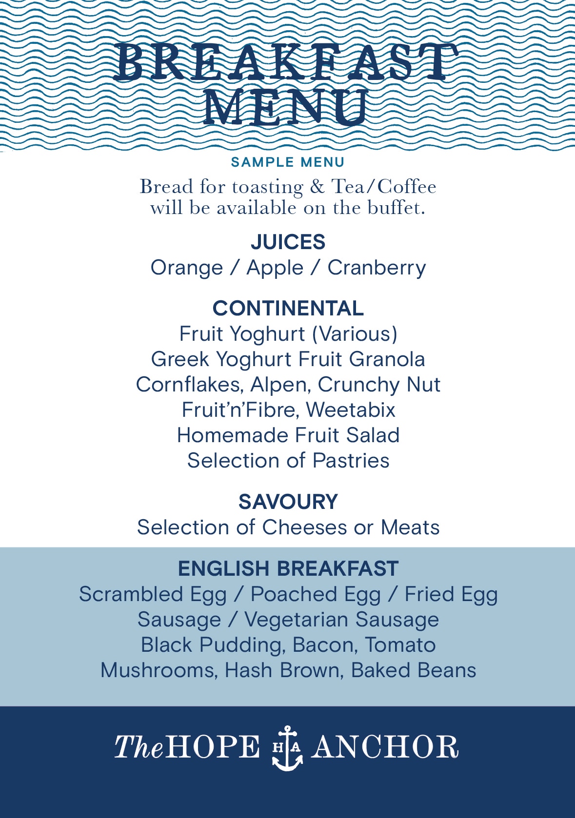 English Breakfast in Rye | The Hope Anchor, East Sussex